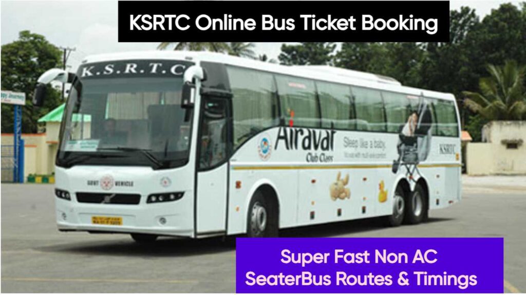 KSRTC Online Bus Ticket Booking: Routes & Timings - Booking Help